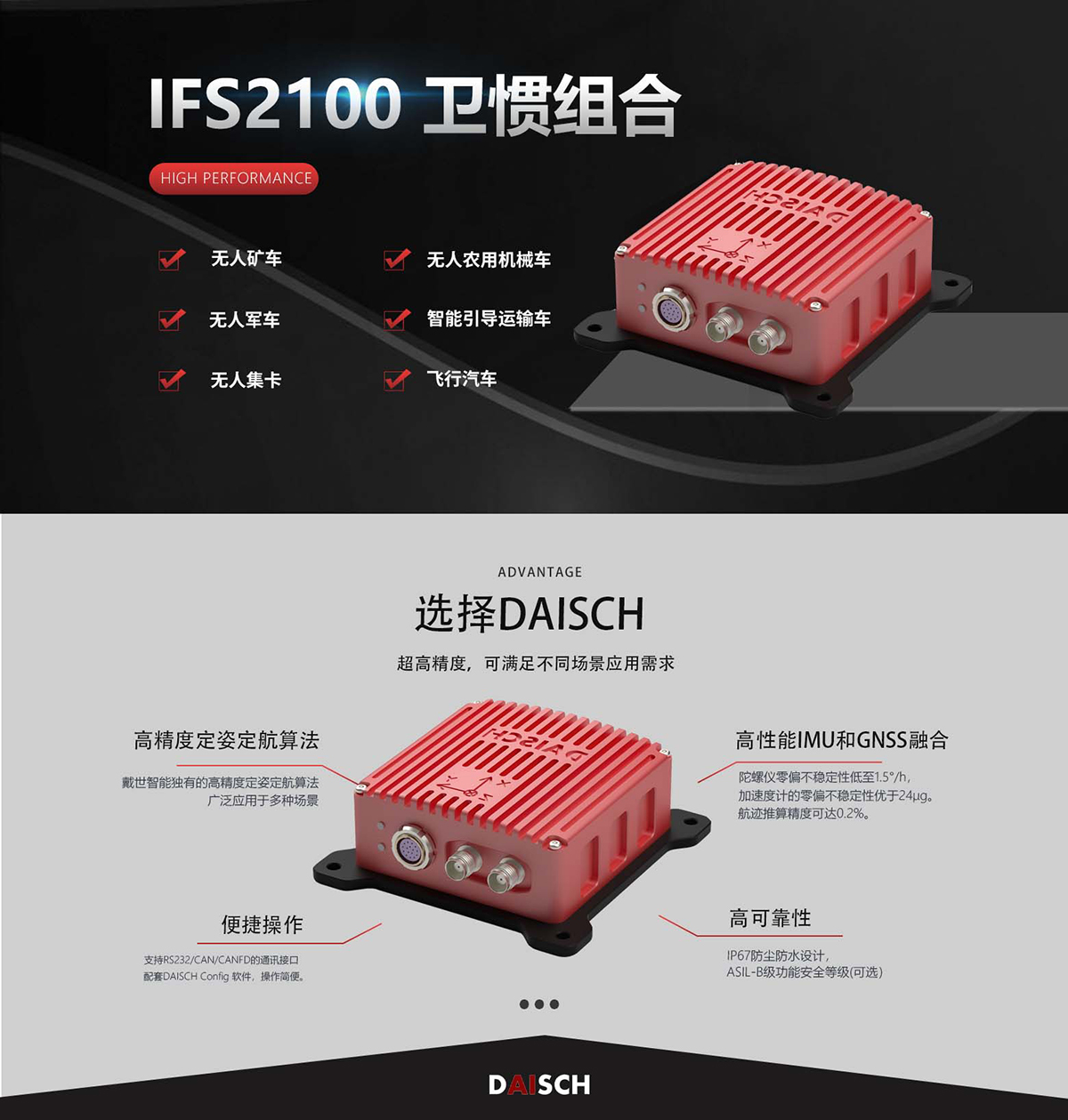 IFS2100系列 惯导组合--上海戴世智能科技有限公司